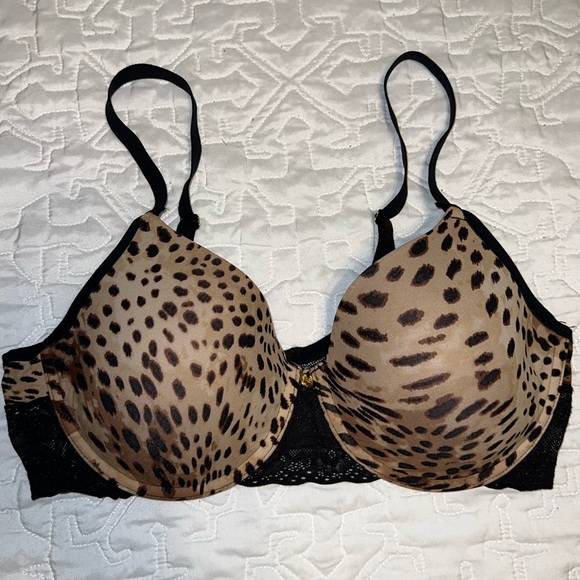 Natori | Intimates & Sleepwear | Natori Leopard Print Bra With Black ...